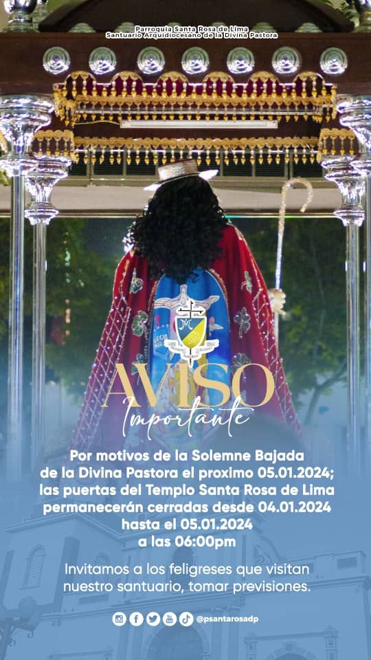 Arquidiócesis de Barquisimeto se prepara la visita 166 de la Divina Pastora