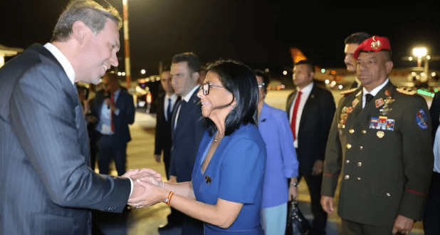 La Presidenta encargada de la República de Venezuela, Delcy Rodríguez ...