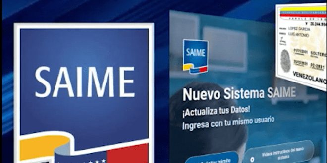 Saime activa jornada de actualización de datos para cédulas desde 22 ...